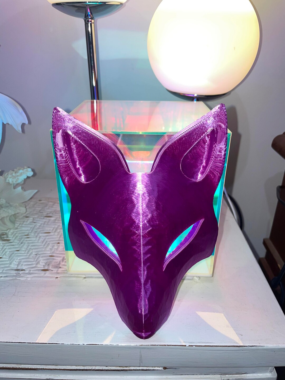 3D Printed Fox Mask - Etsy