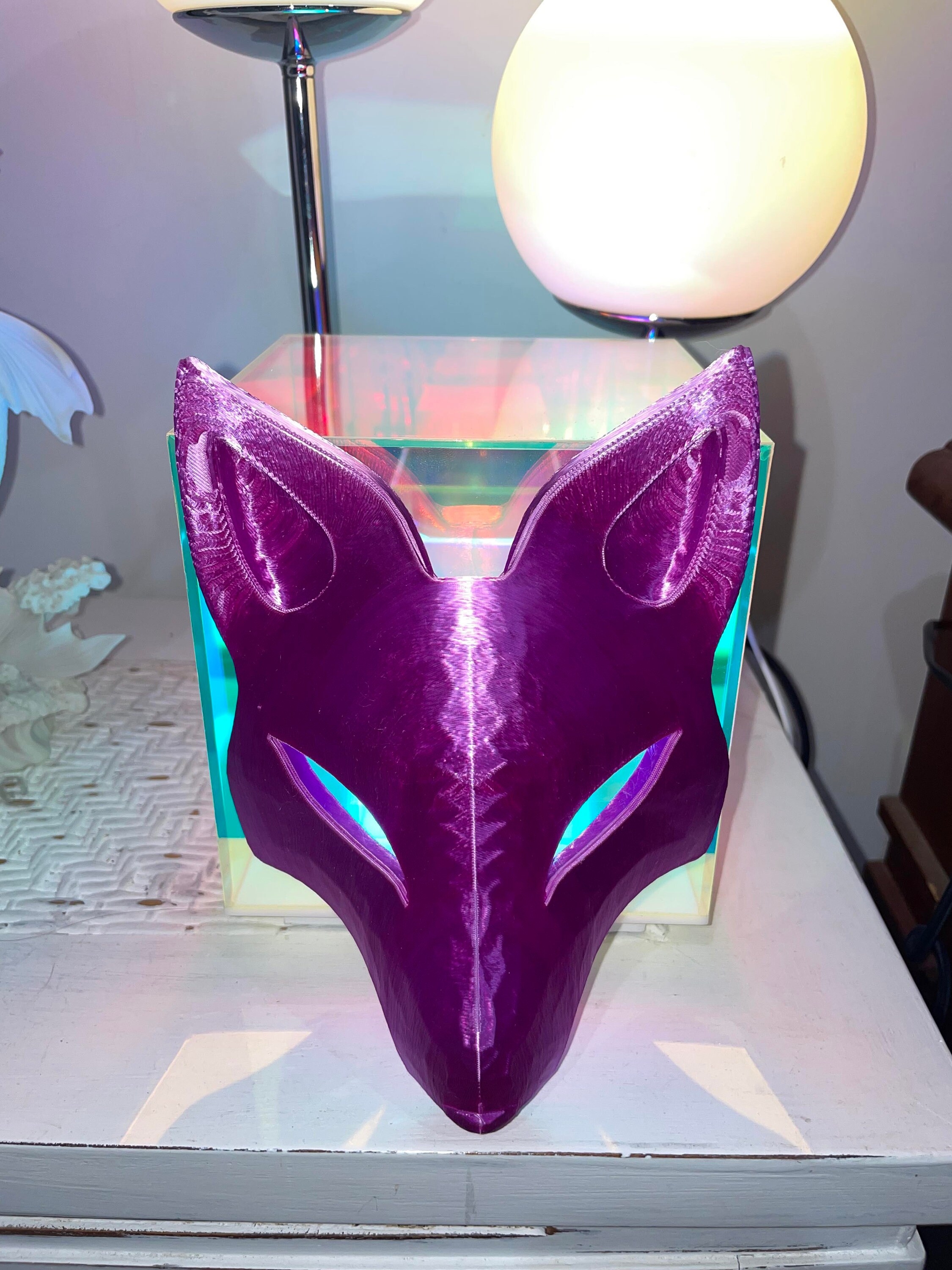 3D Printed Fox Mask - Etsy