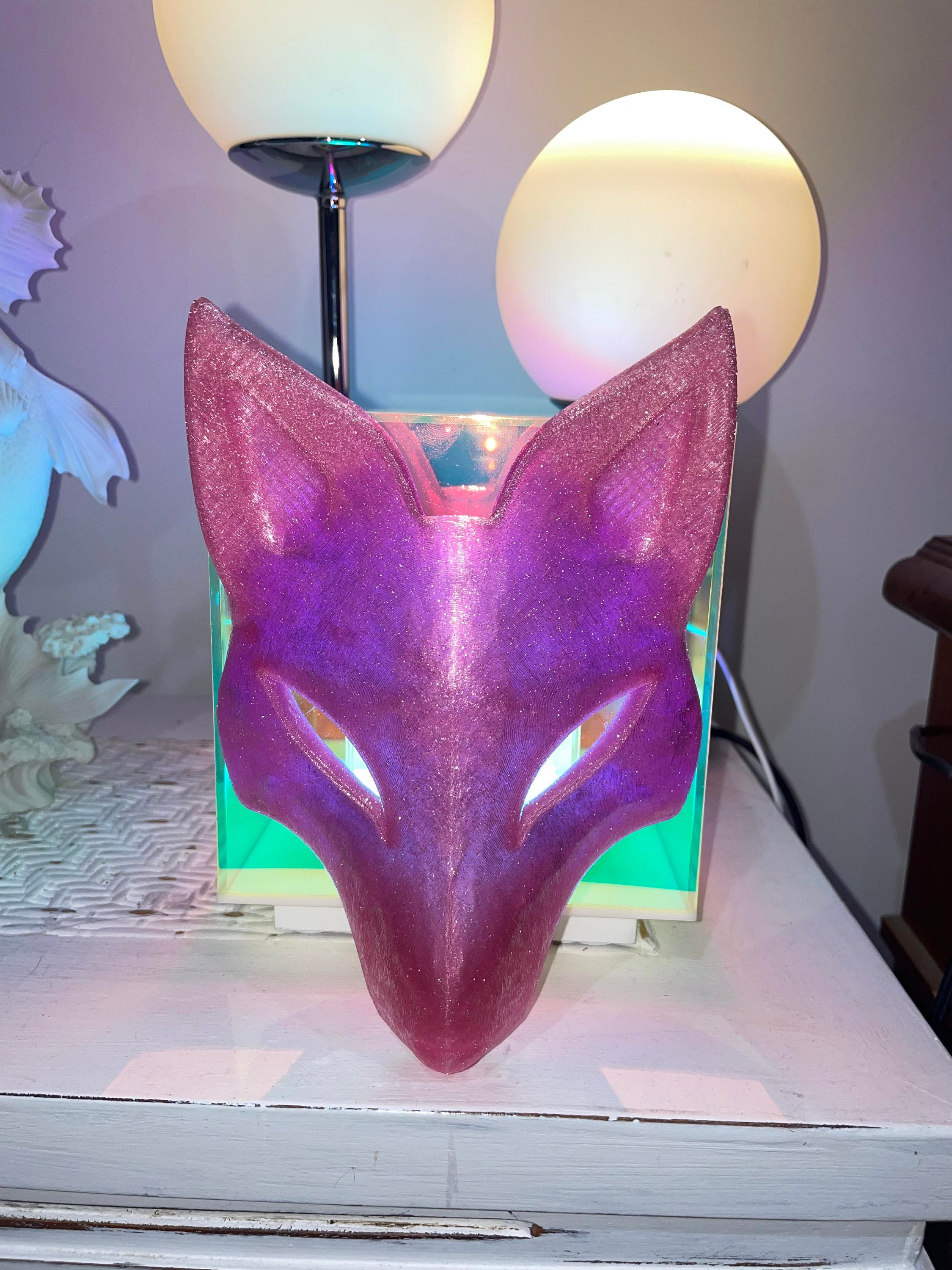 3D Printed Fox Mask - Etsy