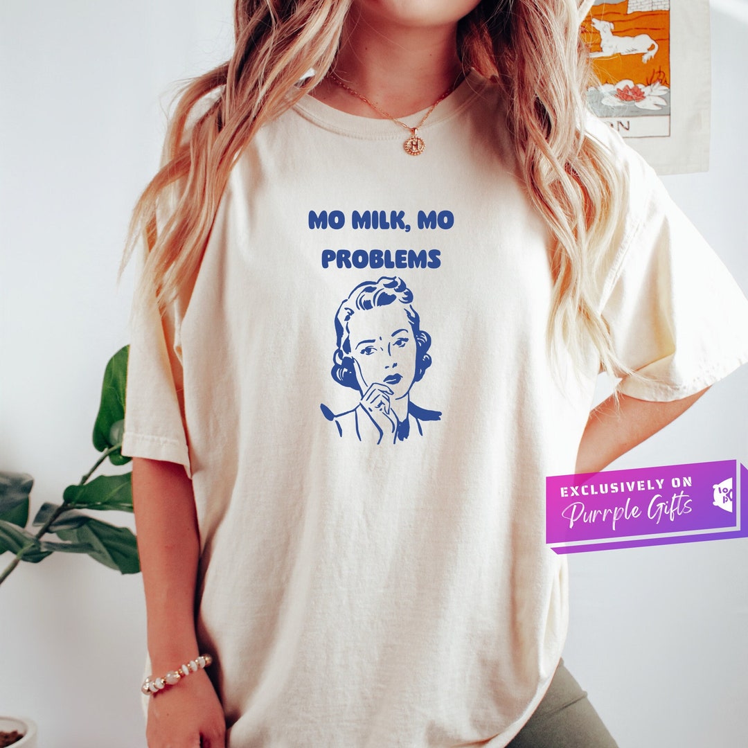 Mo Milk Mo Problems Retro 50's Girl Comic Character T-shirt, Trendy ...