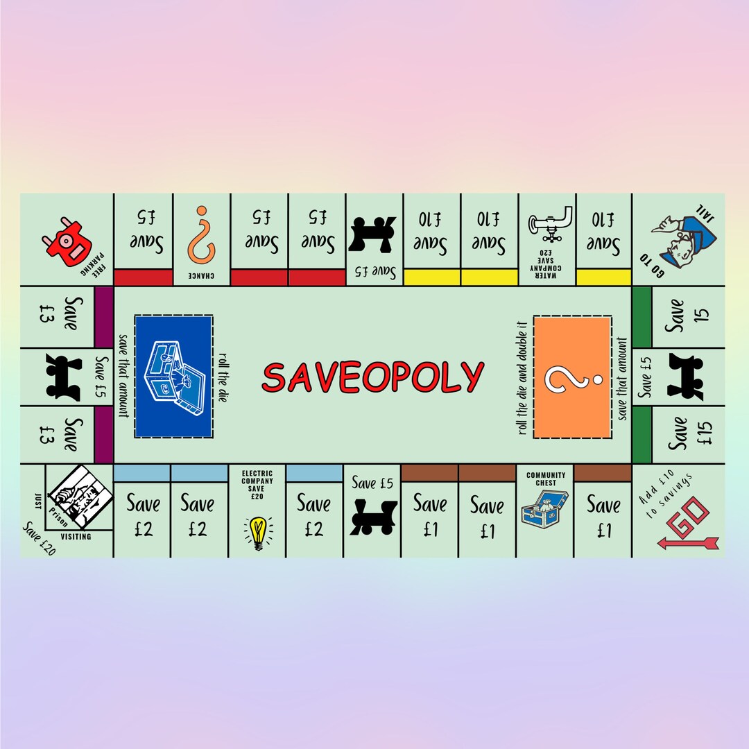 Savopoly Savings Tracker - Etsy