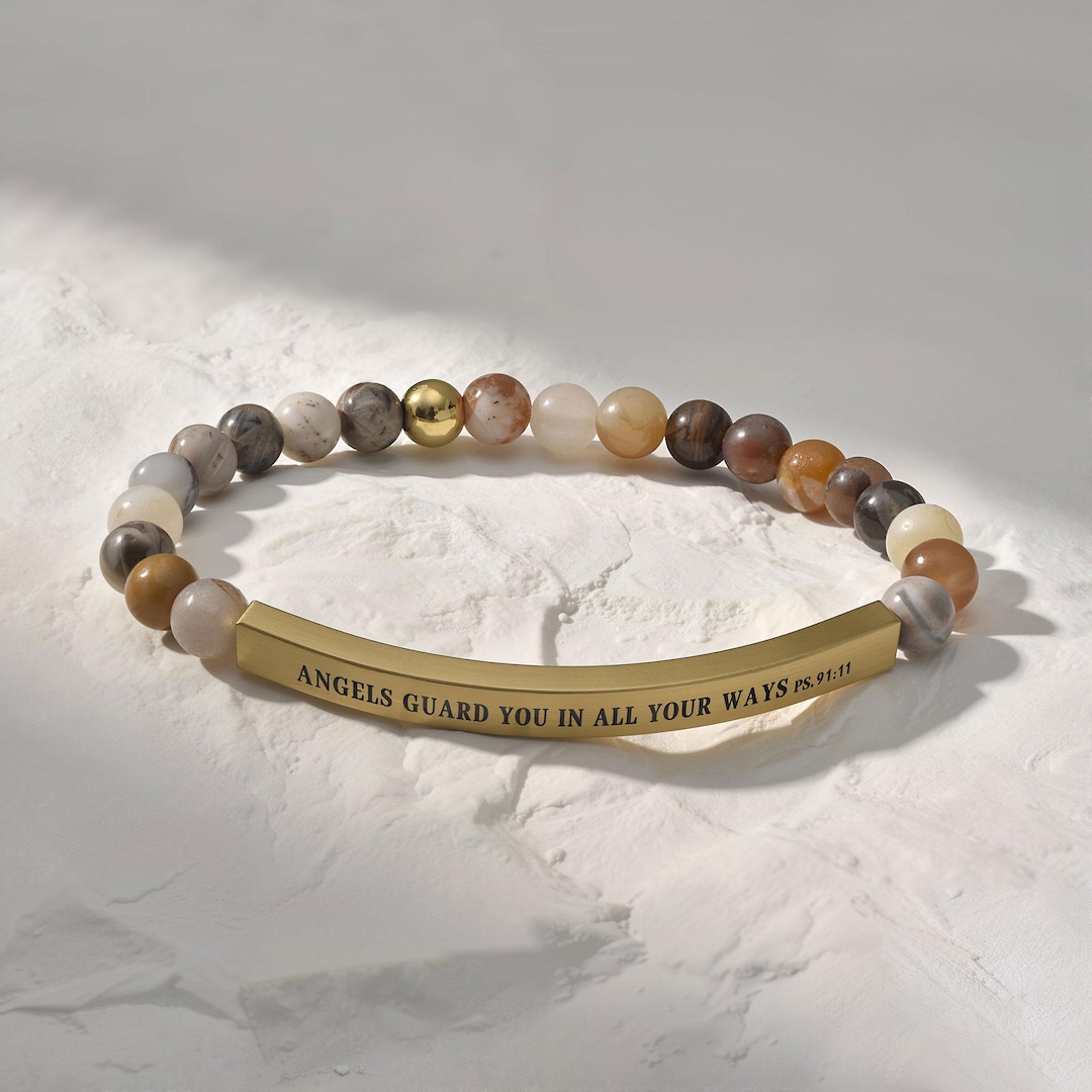 Personalized Bible Verse Bracelet, Custom Scripture Bracelet ...