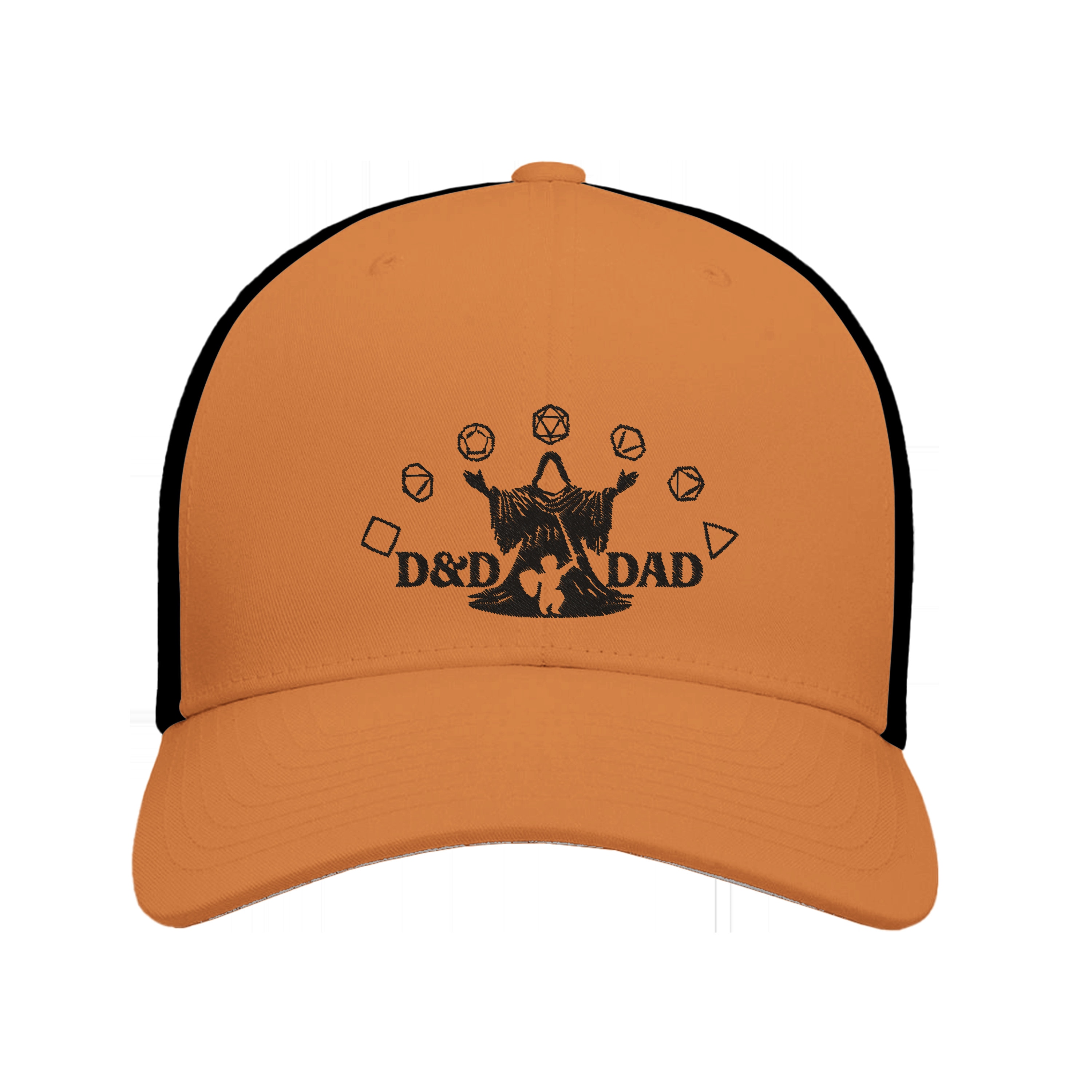 DND DAD Black Adult 6-panel Trucker Cap | Flexfit 6511 - Etsy