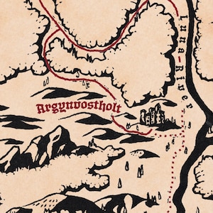 Barovia Map Curse of Strahd Dungeons and Dragons Poster, Geeky Decor or ...