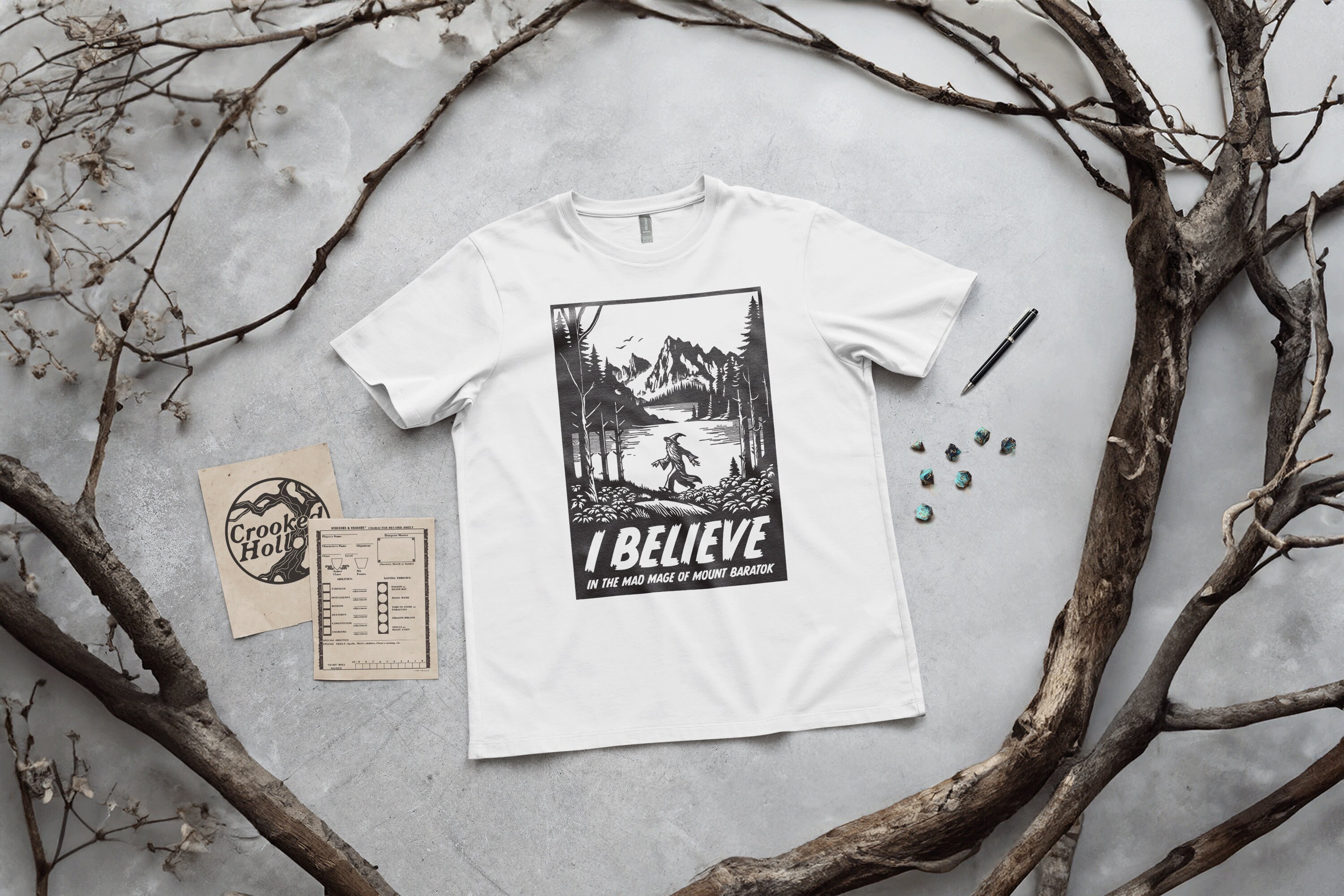 Mad Mage of Mount Baratok T-shirt: Dungeons and Dragons Ravenloft RPG ...