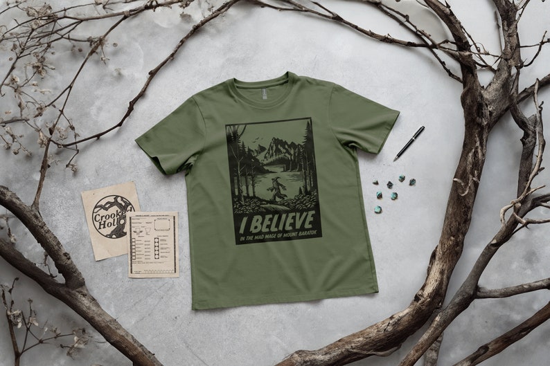 Mad Mage of Mount Baratok T-shirt: Dungeons and Dragons Ravenloft RPG ...