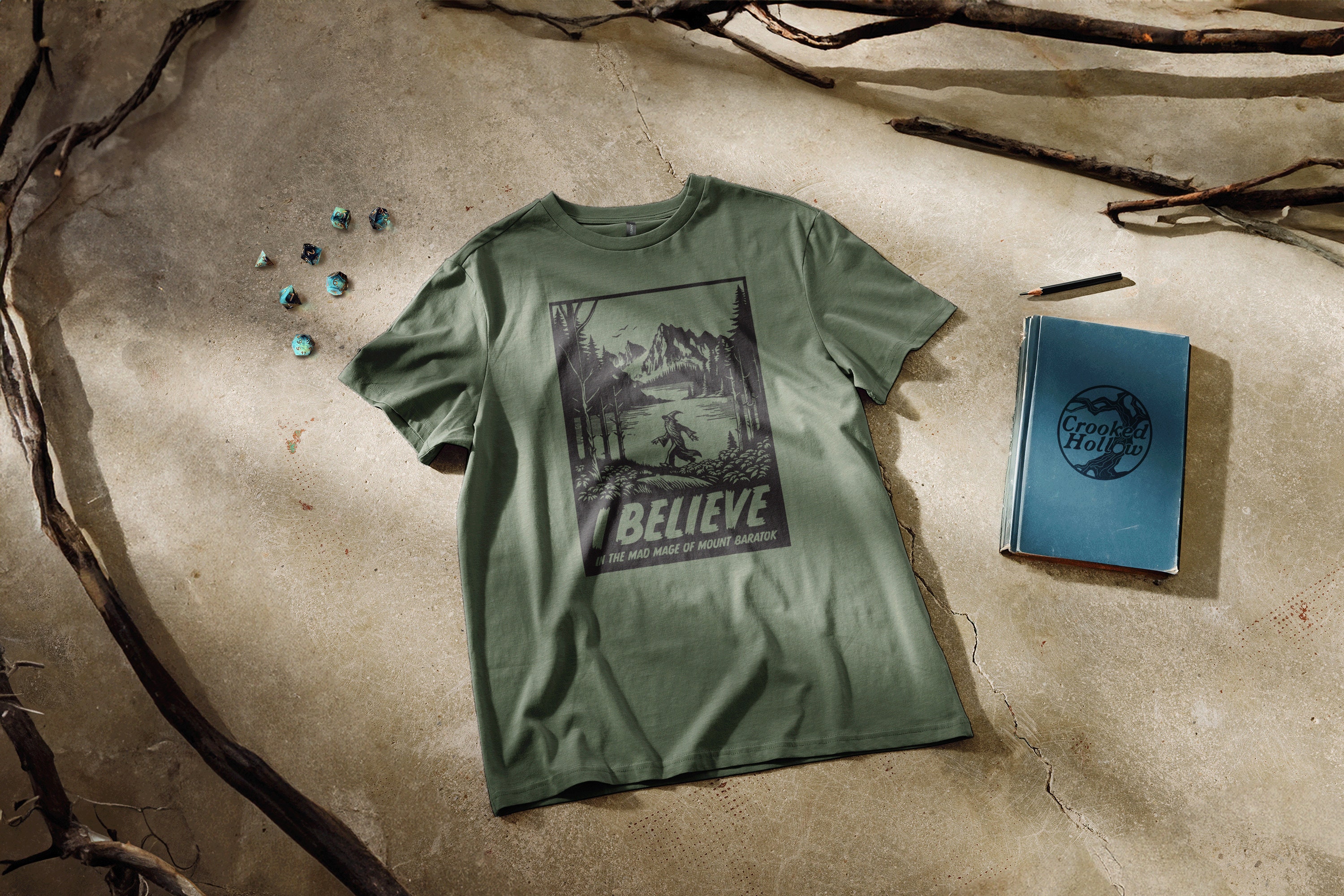 Mad Mage of Mount Baratok T-shirt: Dungeons and Dragons Ravenloft RPG ...