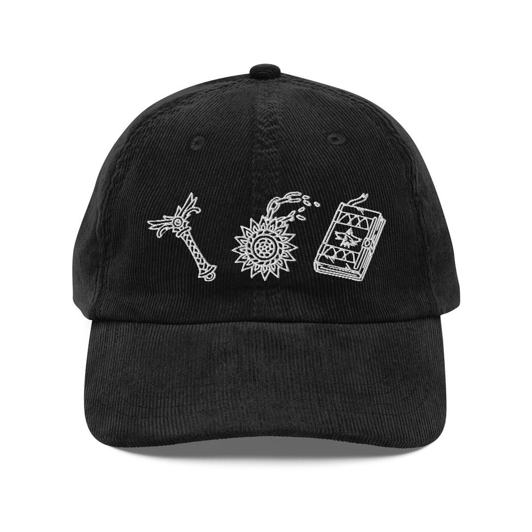 Fated Artifacts Embroidered Corduroy Hat, Curse of Strahd Barovia ...