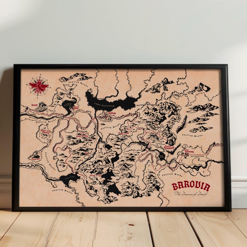 Custom Map Art Hand Drawn - Etsy