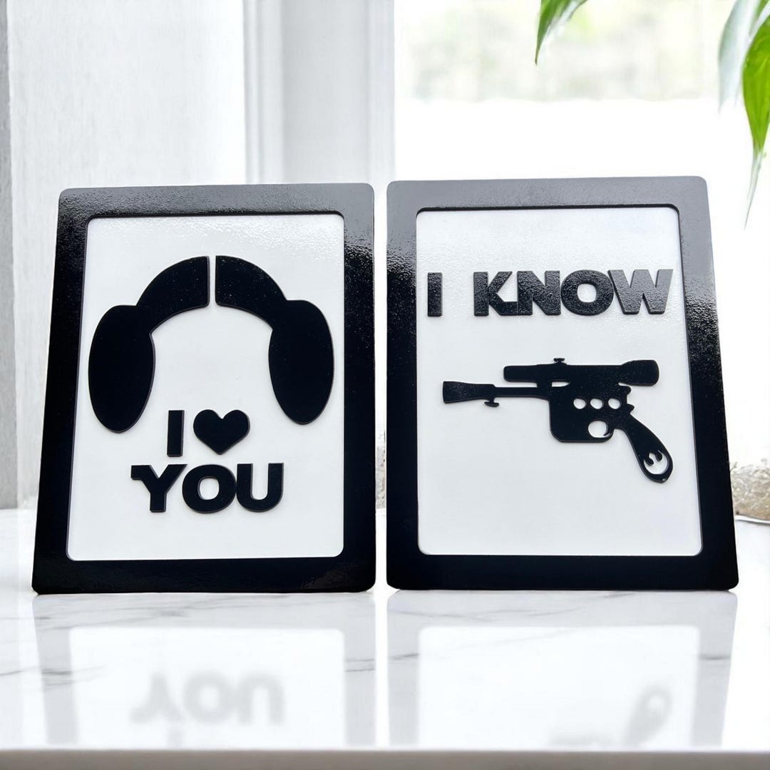 Princess Leia - Hans Solo Love Signs - Star Wars True Love Story -the ...
