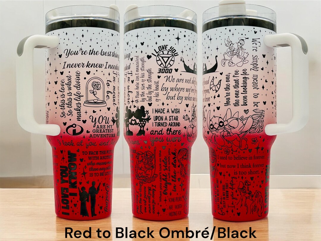 Cartoon Love Quotes Famous Mouse Movie Inspired Design 40oz Tumbler ...