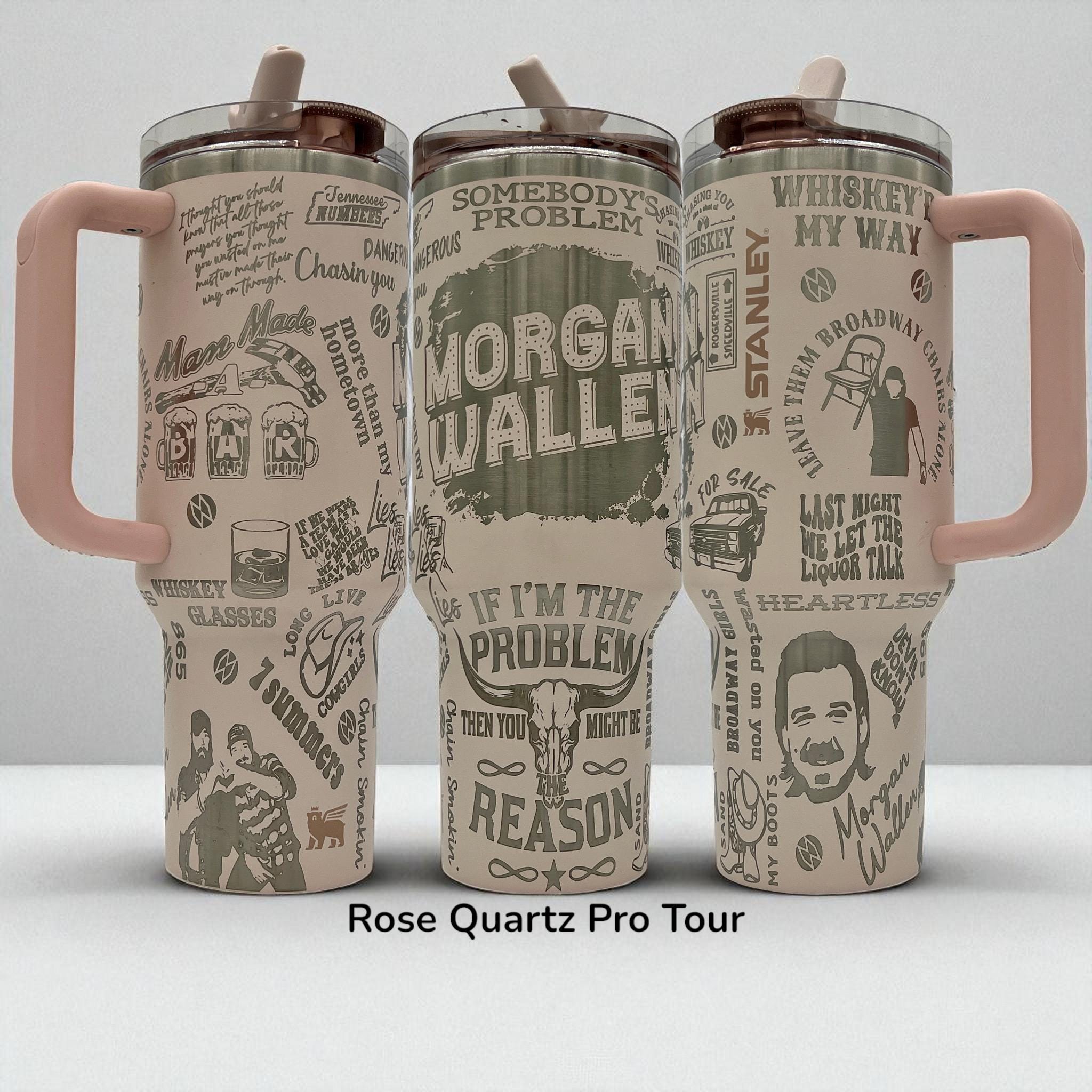 Morgan Wallen Laser Engraving SVG File: 40oz Tumbler Design (digital ...