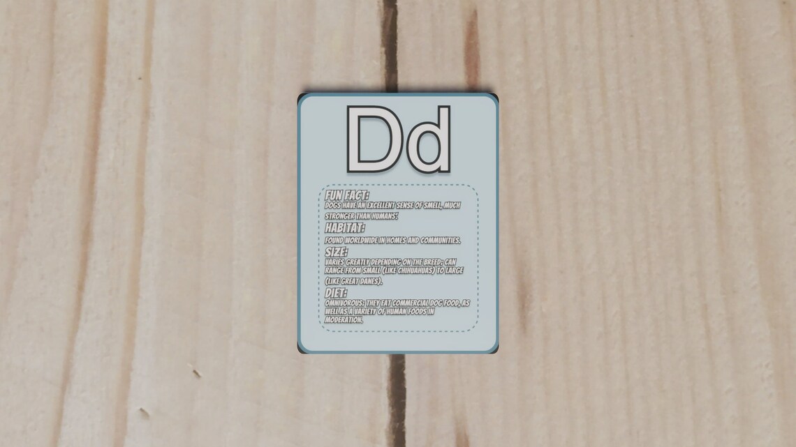 Printable Animal Alphabet Flashcards for Kids Fun Learning Tool With ...