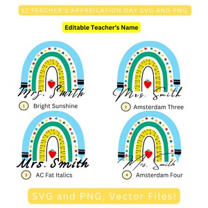 30 Bundle Design Teacher Life Clipart, Printable Appreciation Tags for ...