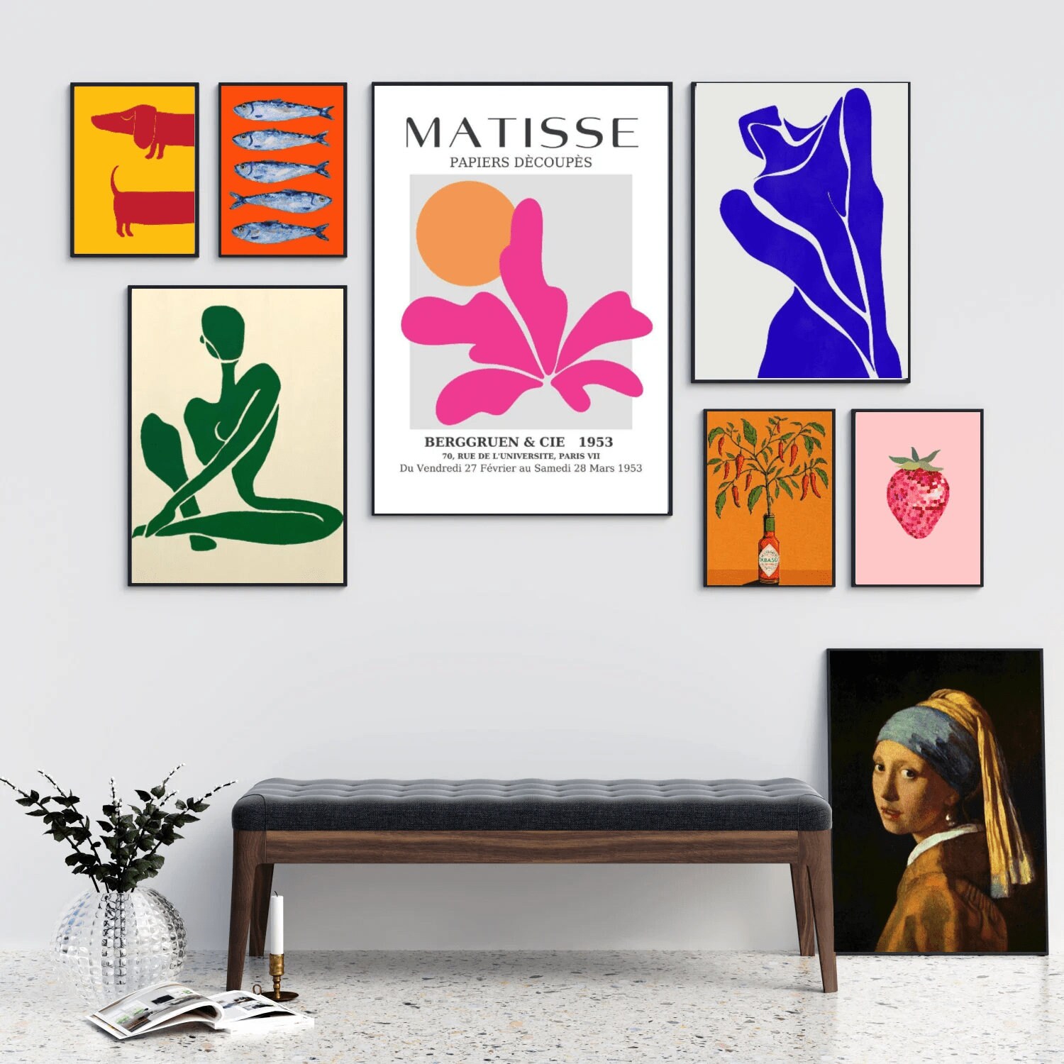 1000 Printable Vintage Art Prints for Home Decor Gallery Set MEGA ...