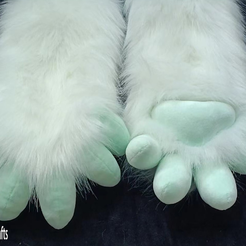 Realistic Furry Paw - Etsy