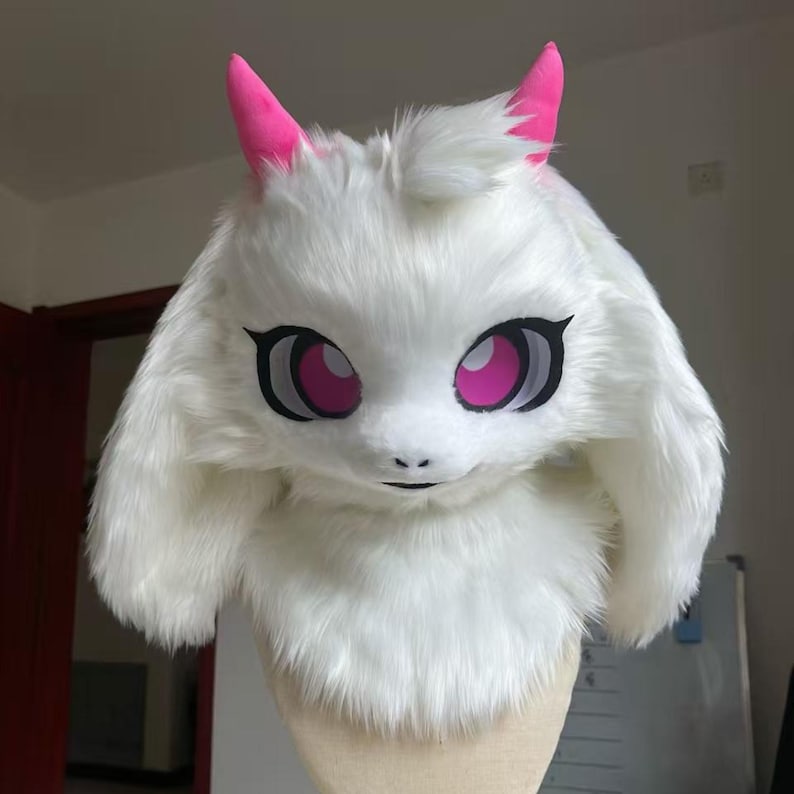 Handmade Custom Fursuit Head, Kenomo Fur Clothing, Masquerade Masks ...