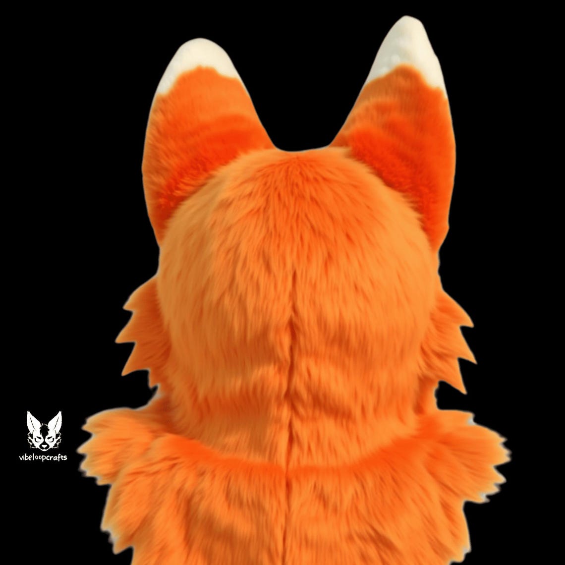 Sunny Orange Fox Fursuit Head, Customized Kenomo Fur Clothing, Fursuit ...