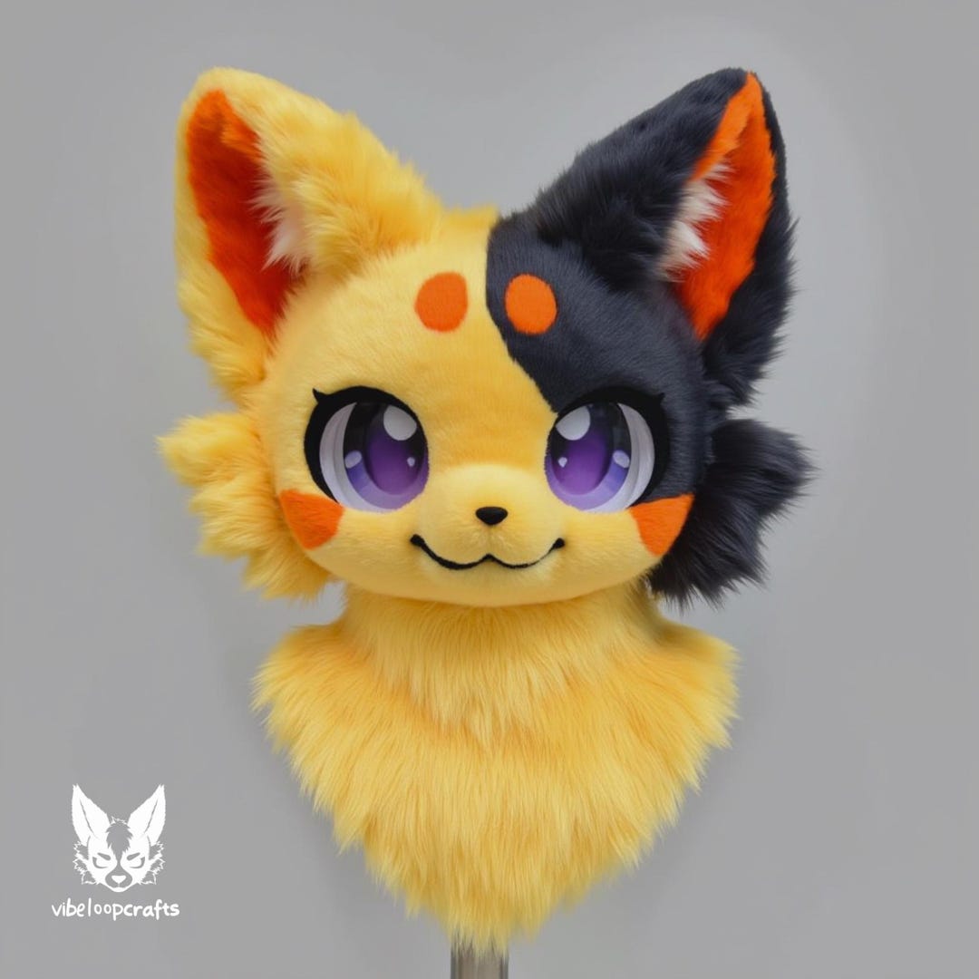 Magic Spotted Cat Fursuit Head, Customized Real Beast Fur Clothing ...