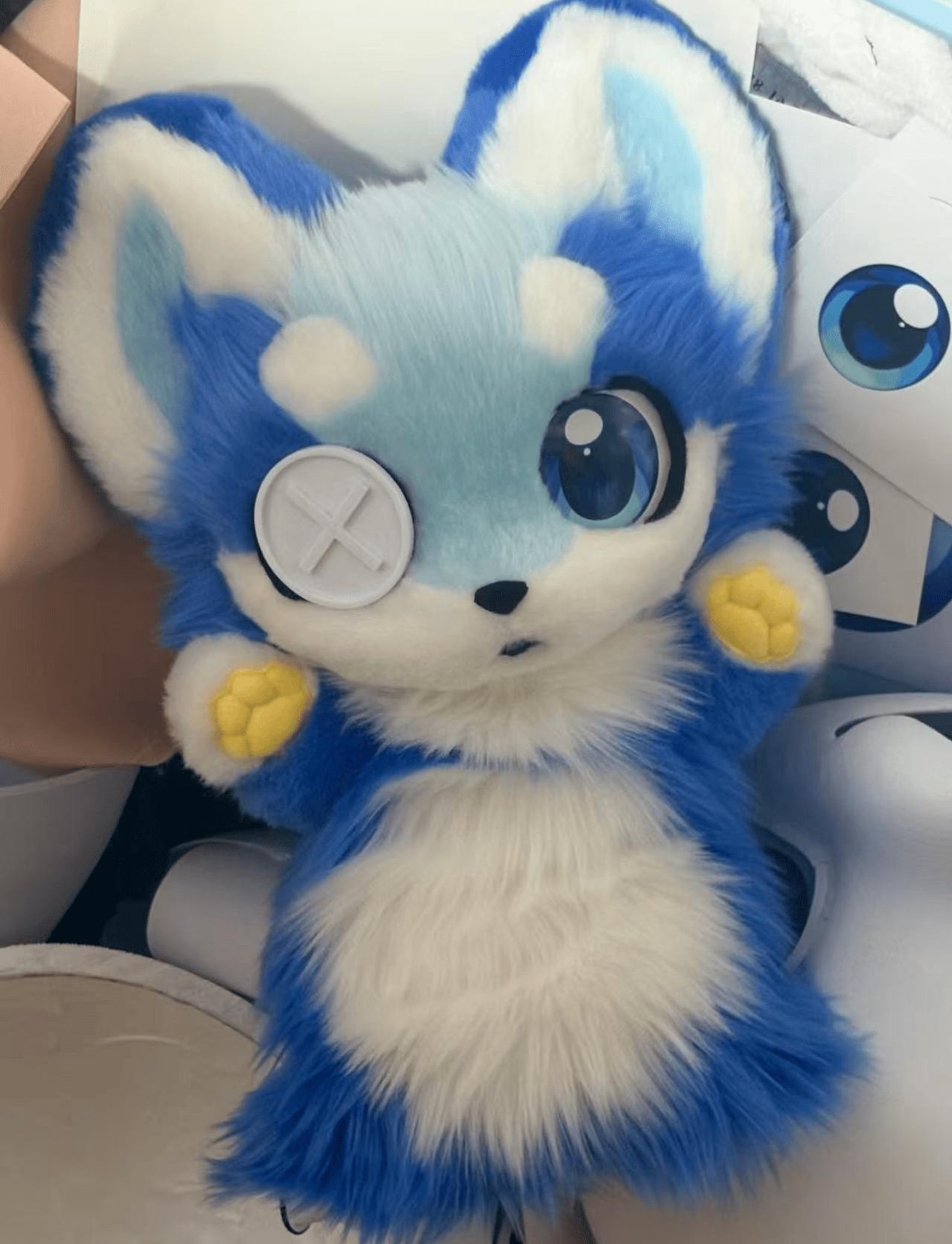 Customized Fursuit Hand Puppet, Real Beast Fur Clothing Dolls, Fursuit ...