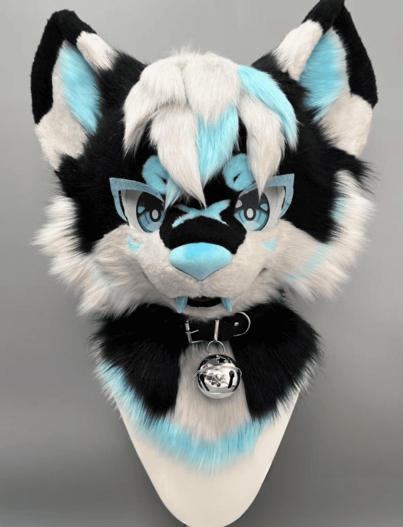 Handmade Custom Fursuit Head, Kenomo Fur Clothing, Masquerade Masks ...
