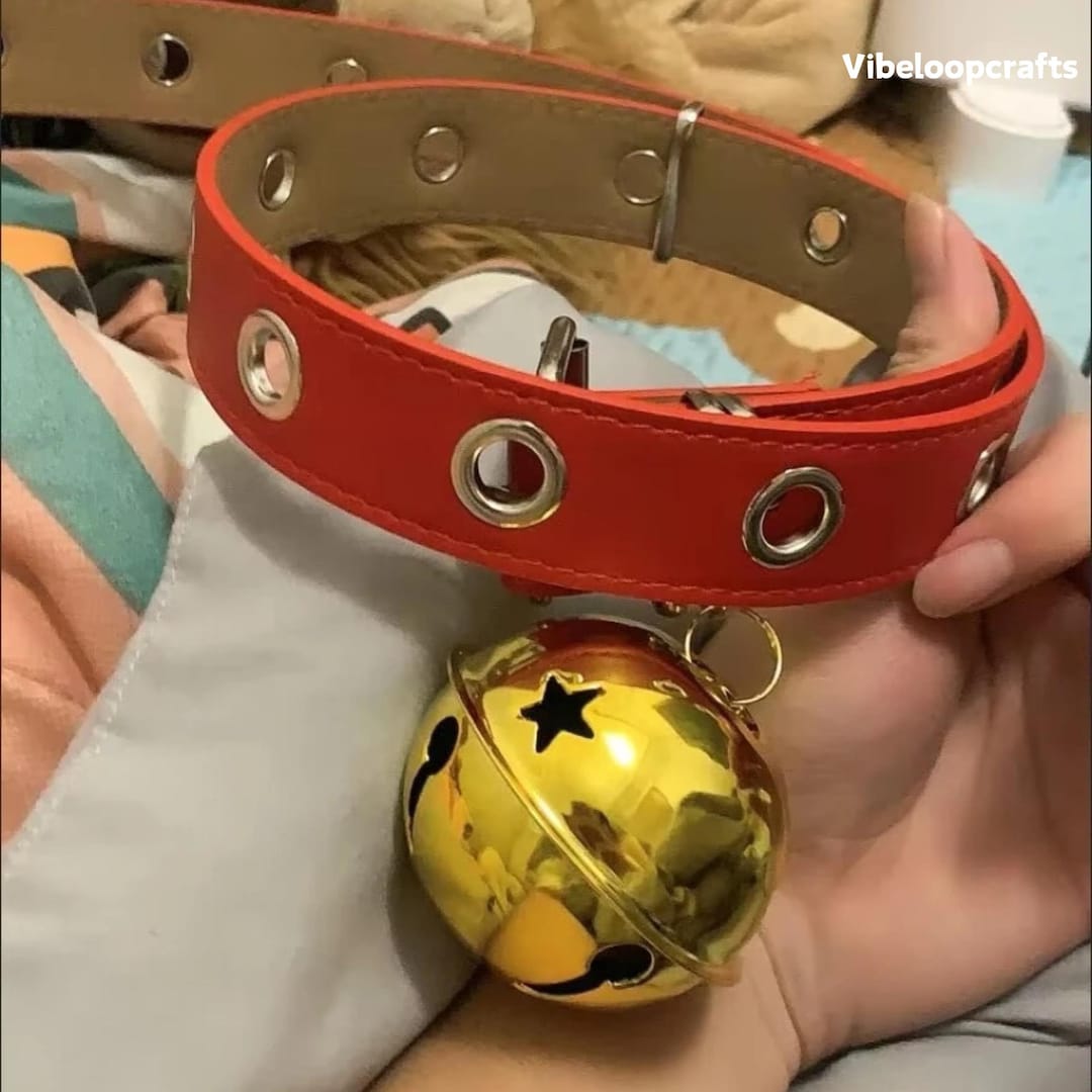 Fursuit Bell Collar, Fursuit Head Accessories, Jingle Bell Collar ...