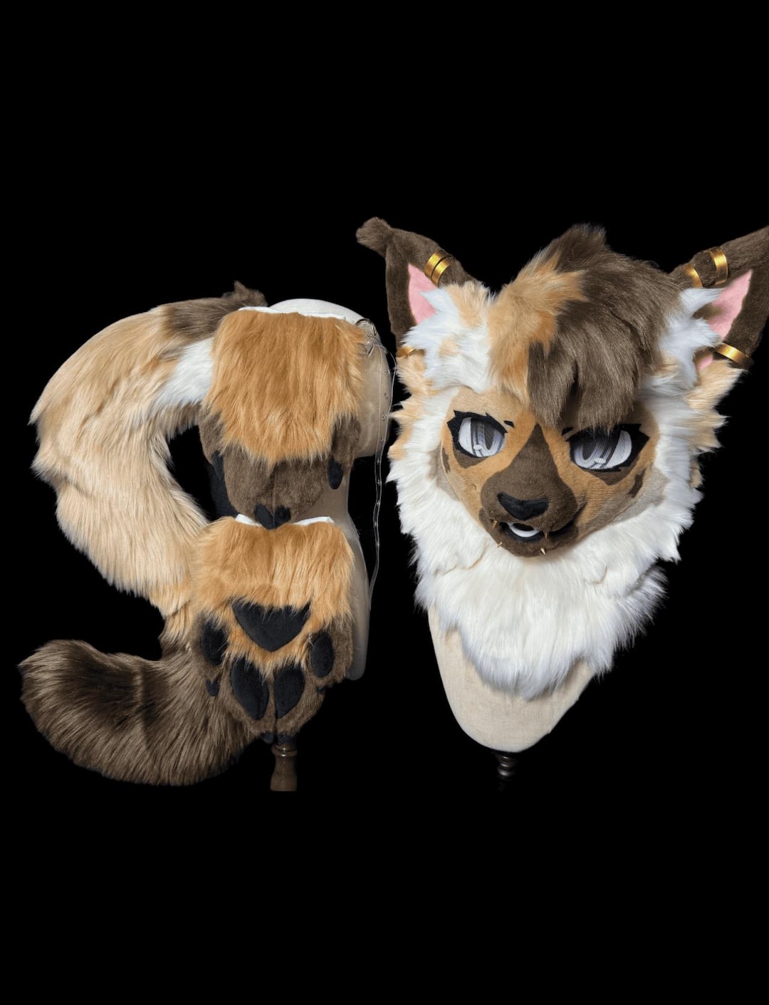 Handmade Custom Fursuit Head, Kenomo Fur Clothing, Masquerade Masks ...