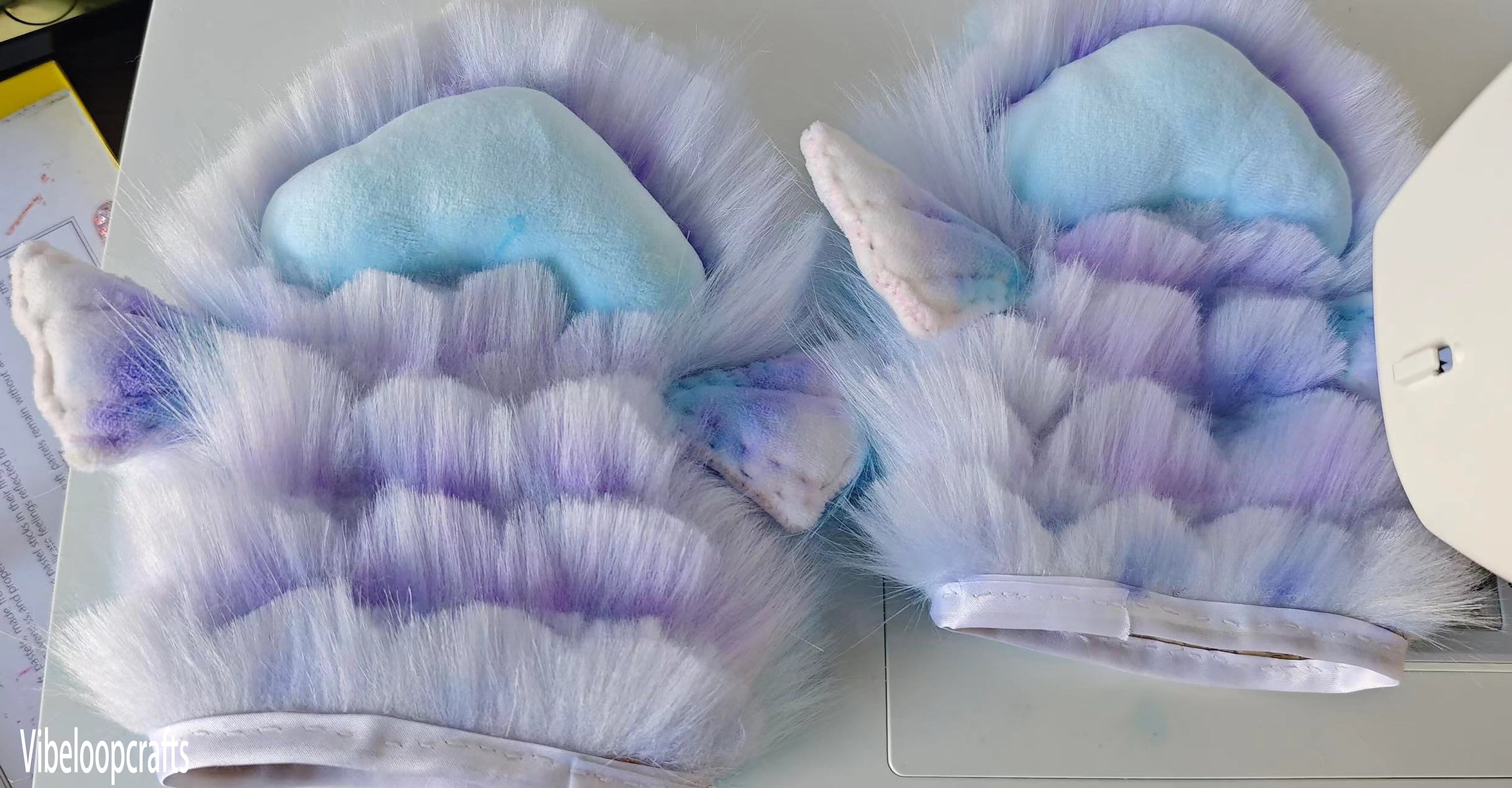 Fursuit Paws,fish Scale Paws,patchwork Paws,furry Paws,fursuit ...