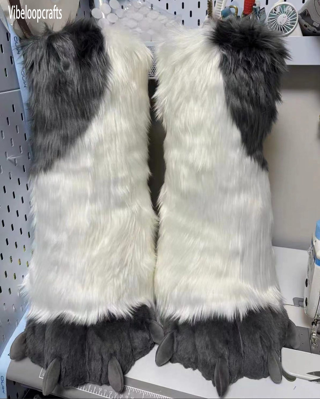 Furry Legs,fursuit Accessories, Four-fingered Feet,cosplay Accessories ...