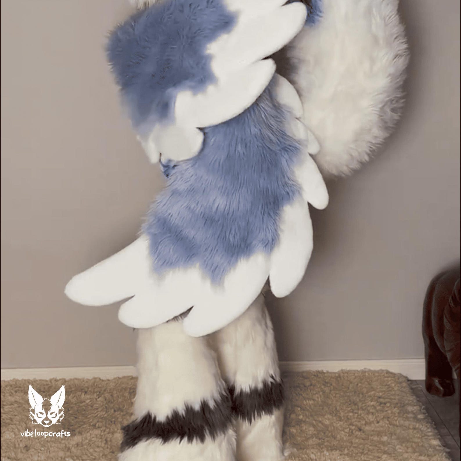 Cute Sky Beast Fursuit Claw Wings,plush Arm Wings,wings Claw Gloves ...