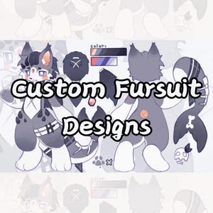 Custom Character Designs,custom Fursuit Designs, Adoptable Fursona ...