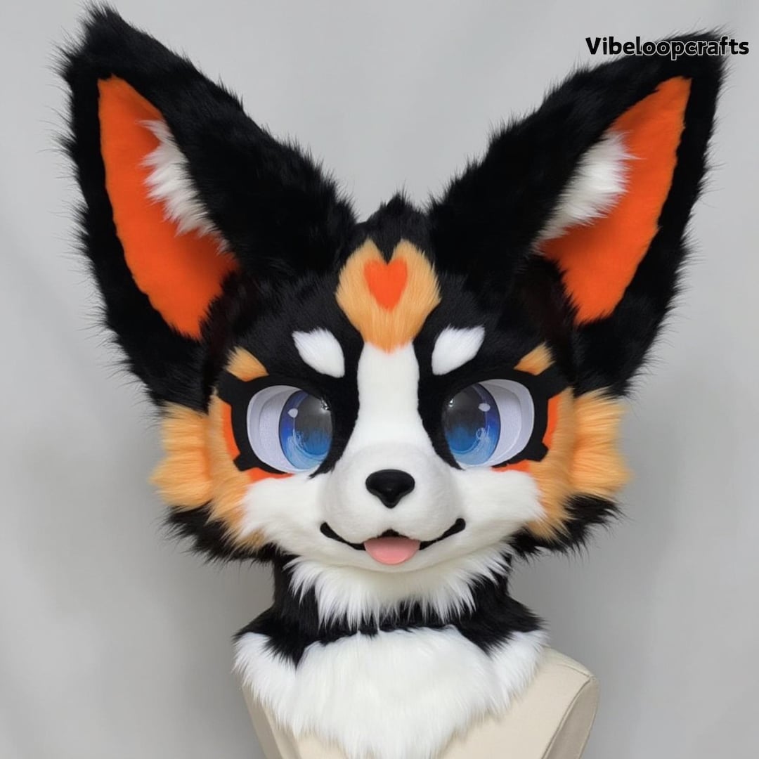 Cute Pudding Dog Fursuit Head, Customized Coffee Colored Pudding Puppy ...