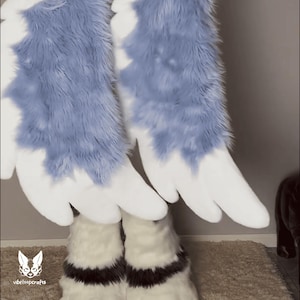 Cute Sky Beast Fursuit Claw Wings,plush Arm Wings,wings Claw Gloves ...