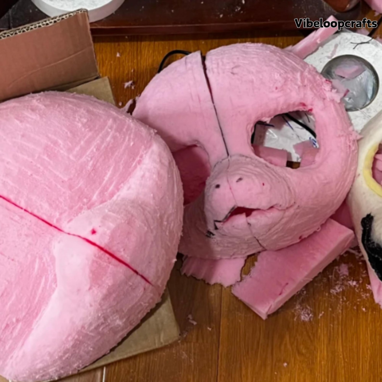 Yellow Cool Bunny Fursuit Head, Customized Real Beast Fur Clothing ...