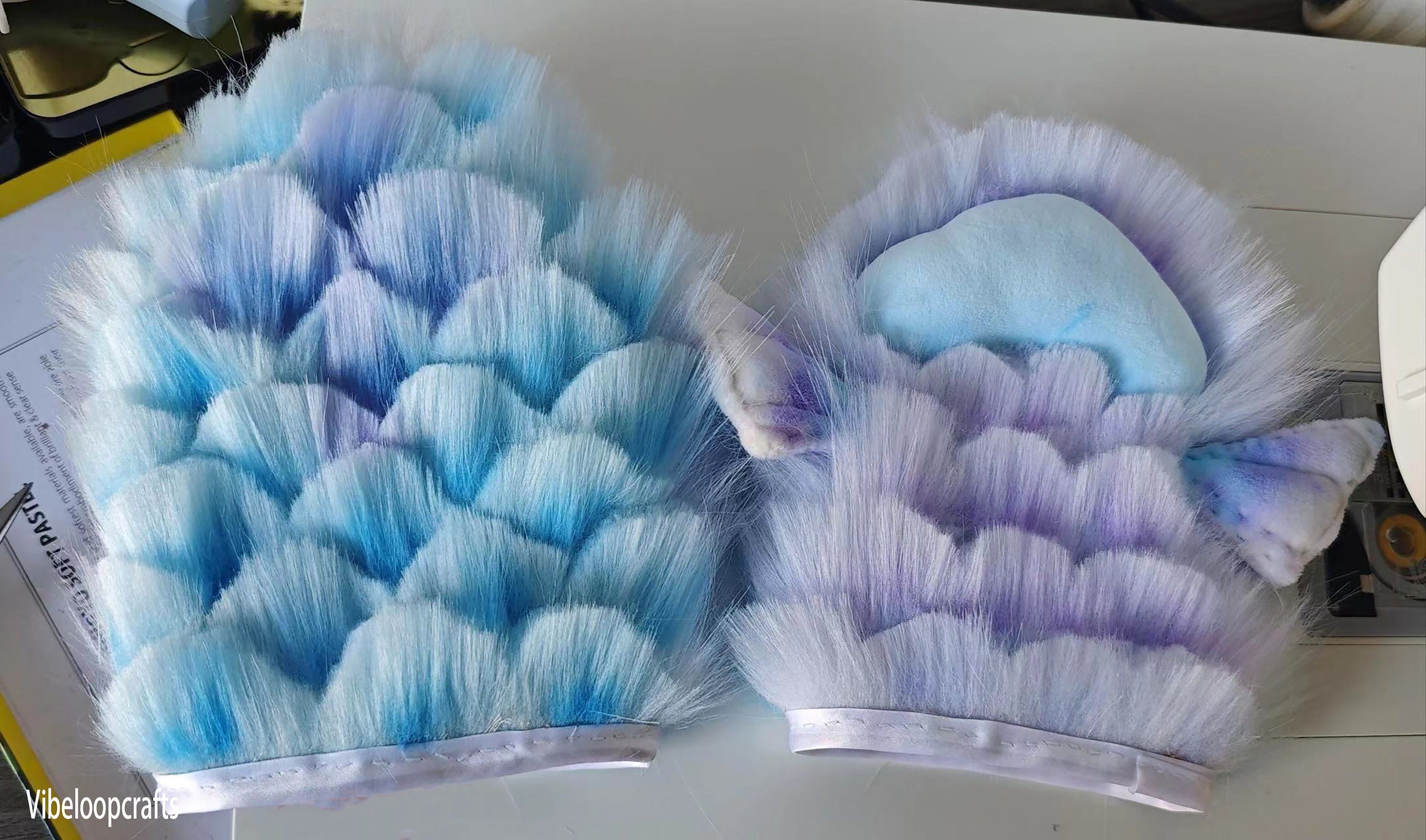 Fursuit Paws,fish Scale Paws,patchwork Paws,furry Paws,fursuit ...