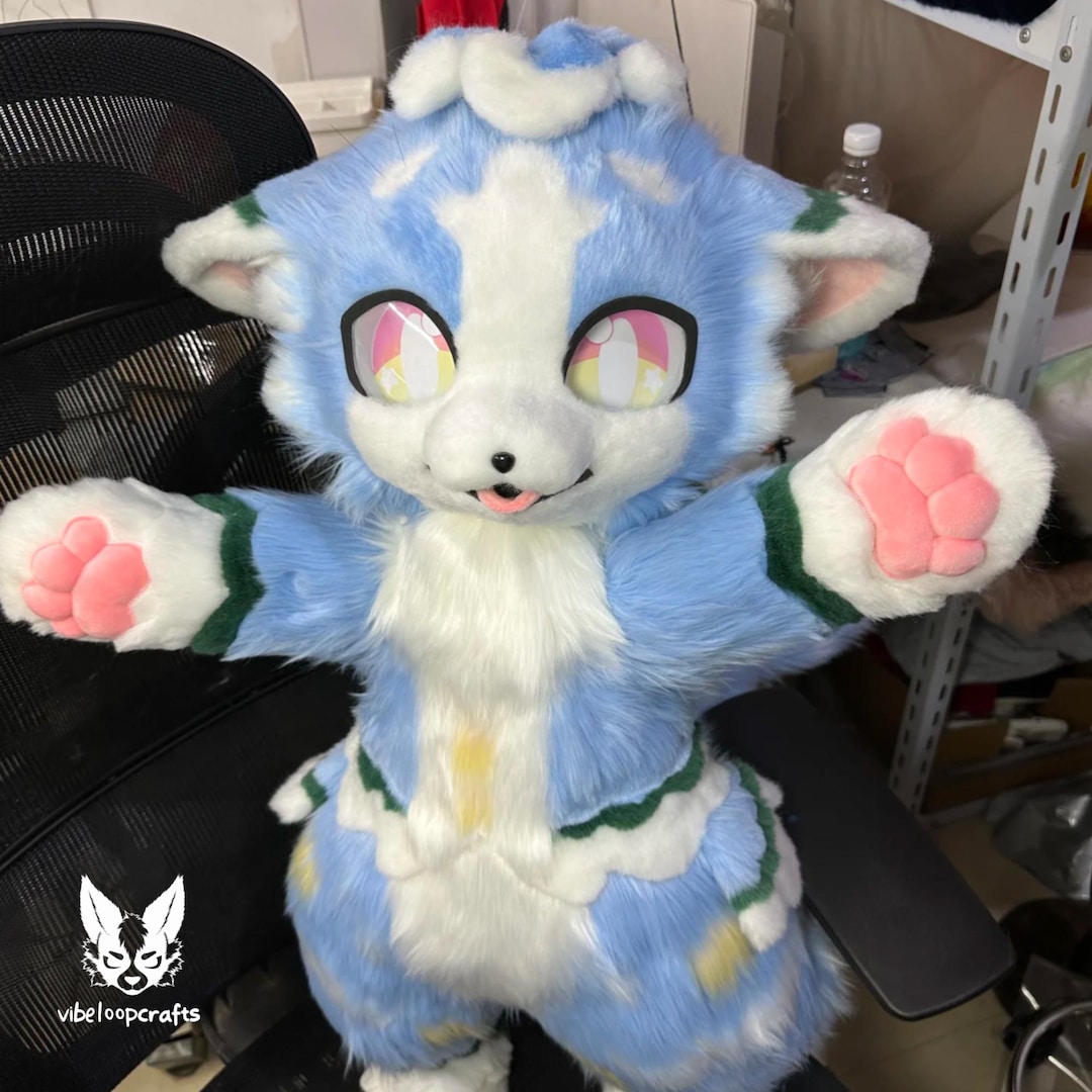 MINI Fursuit Dolls, Customized Real Beast Fur Clothing Dolls, Fursuit ...