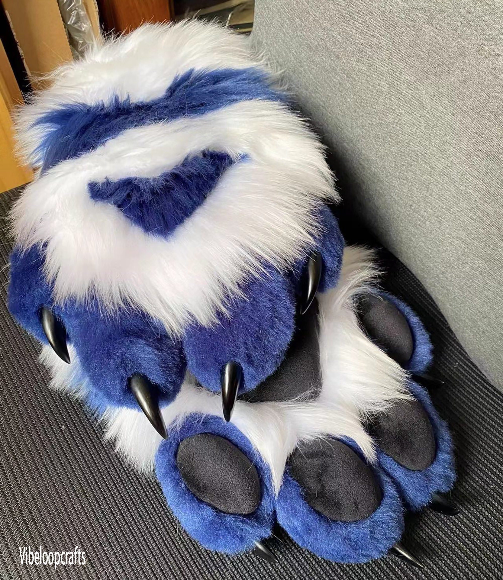 Fursuit Paw hairy Pads four finger Claw claws For Bears fursuit