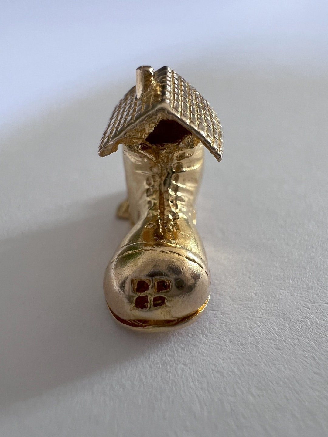 Vintage 9 Carat Yellow Gold Boot Charm: Nursery Rhyme, 1964 - Etsy