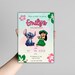 Editable Stitch Birthday Invitation, Printable Stitch Invitation, Kids ...