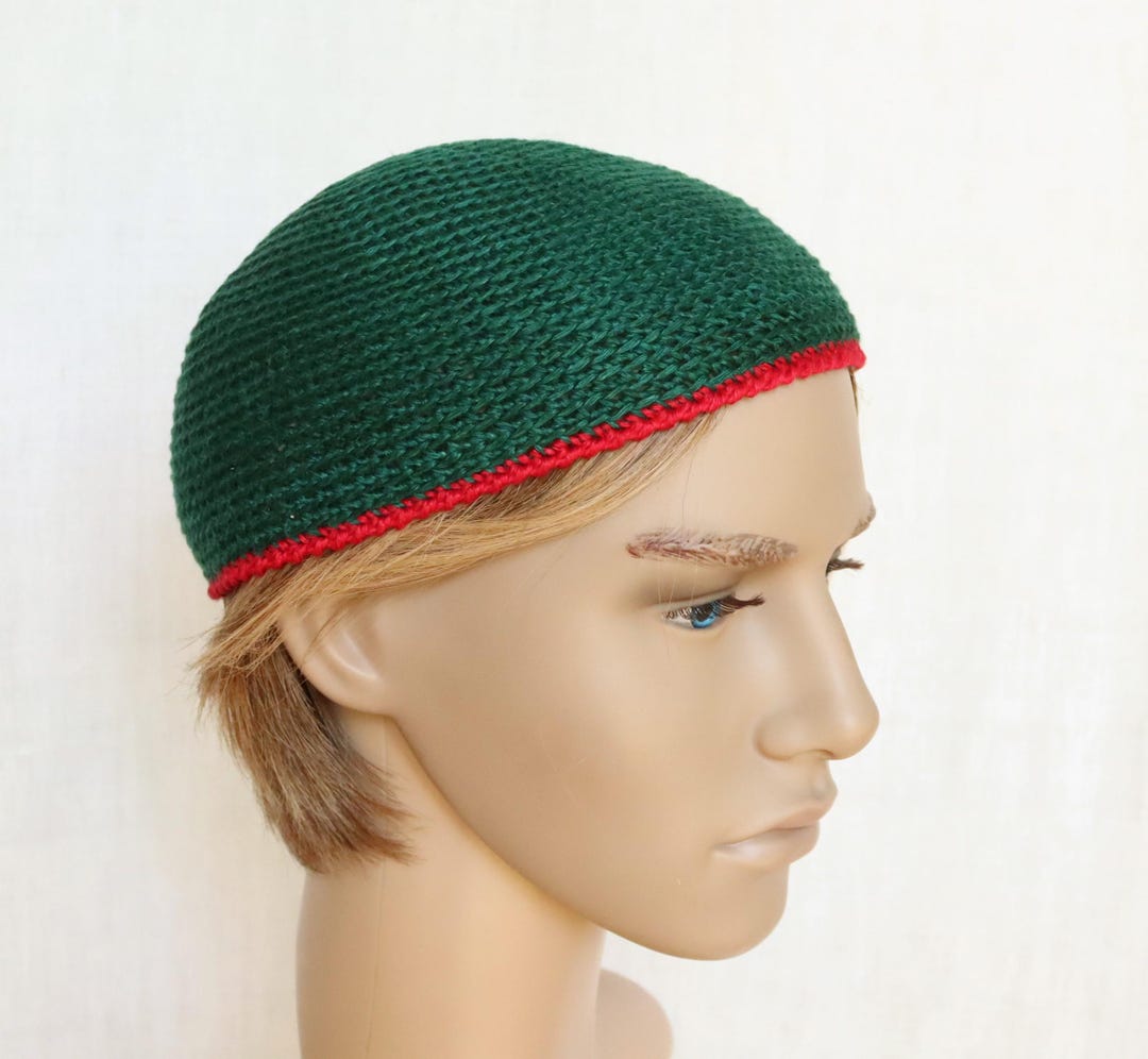 Linen Crochet Kufi: Mens Skullcap, Unisex Summer Hat - Etsy