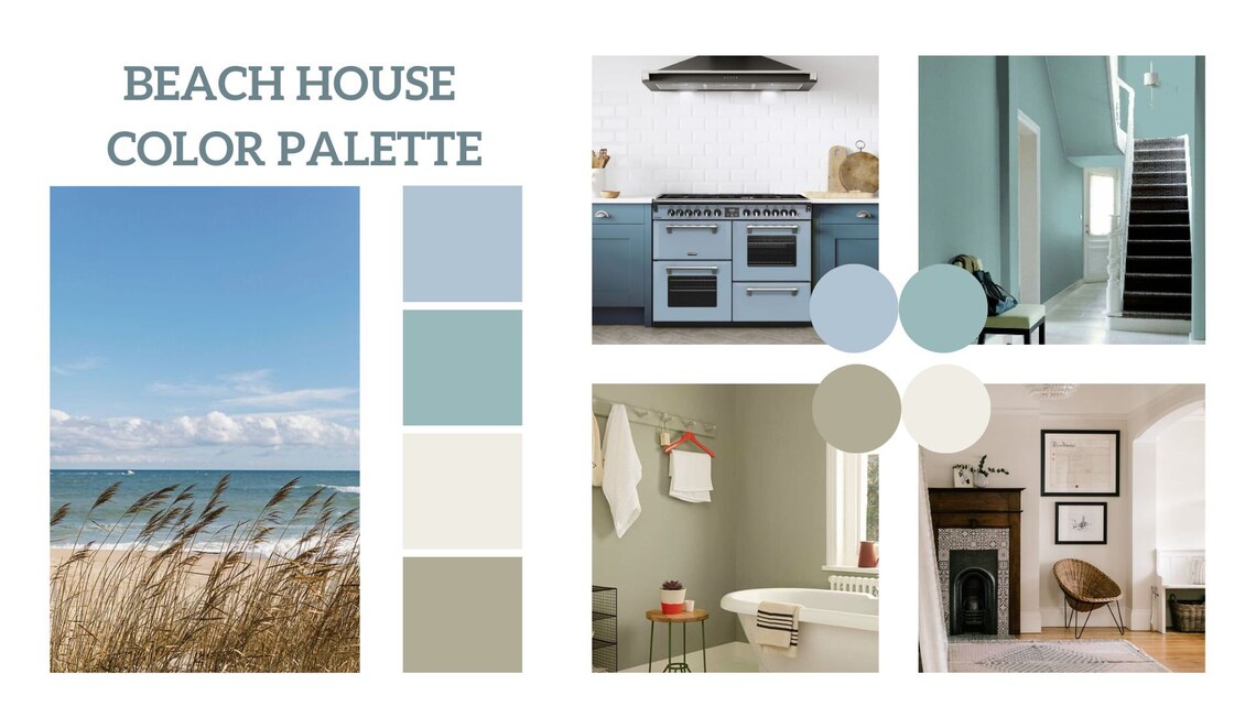 Beach House Color Palette - Etsy