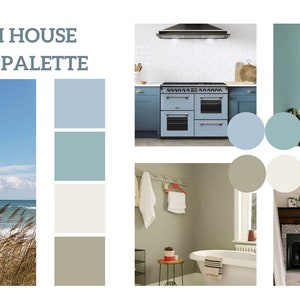 Beach House Color Palette - Etsy