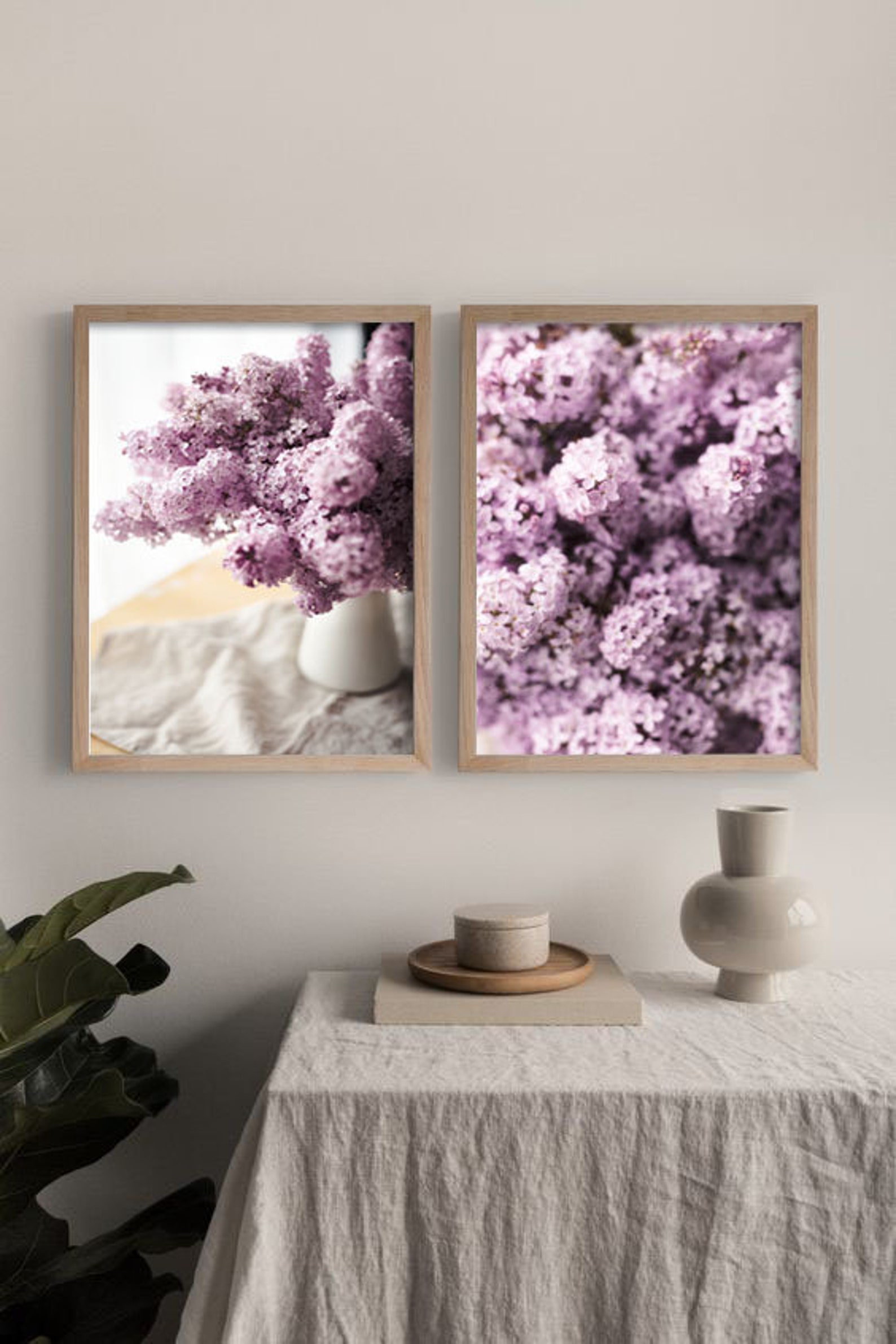 Lilac Downloadable Prints Set of 2, Farmhouse Wall Decor, Set of 2 ...