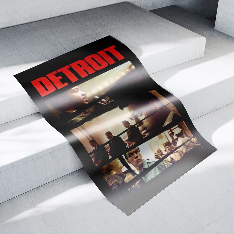 Detroit Movie Poster / Canvas Poster / Living Room Decor / Vintage ...