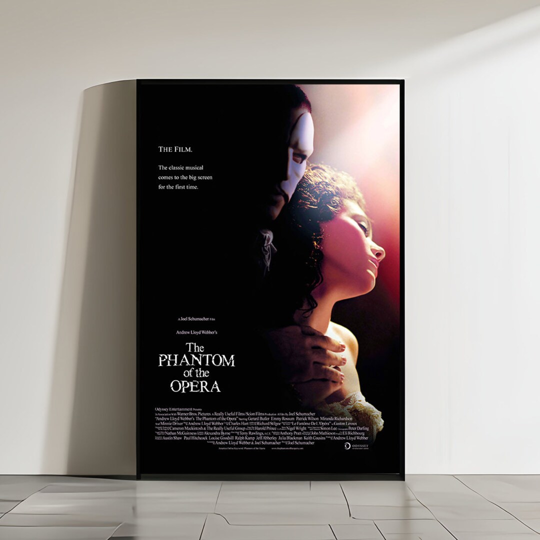 The Phantom of the Opera Movie Poster / Canvas Poster / Living Room ...