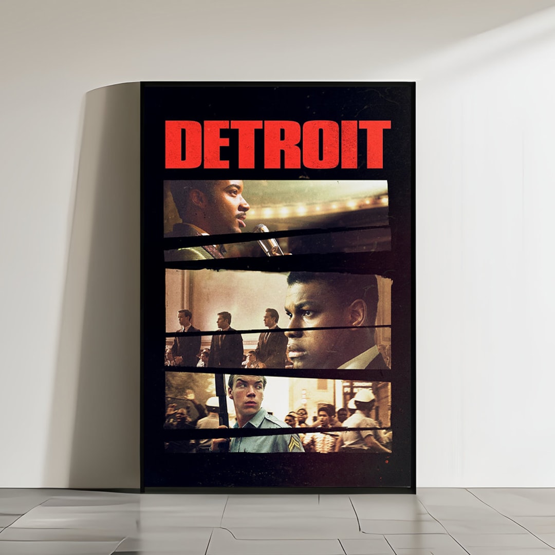 Detroit Movie Poster / Canvas Poster / Living Room Decor / Vintage ...