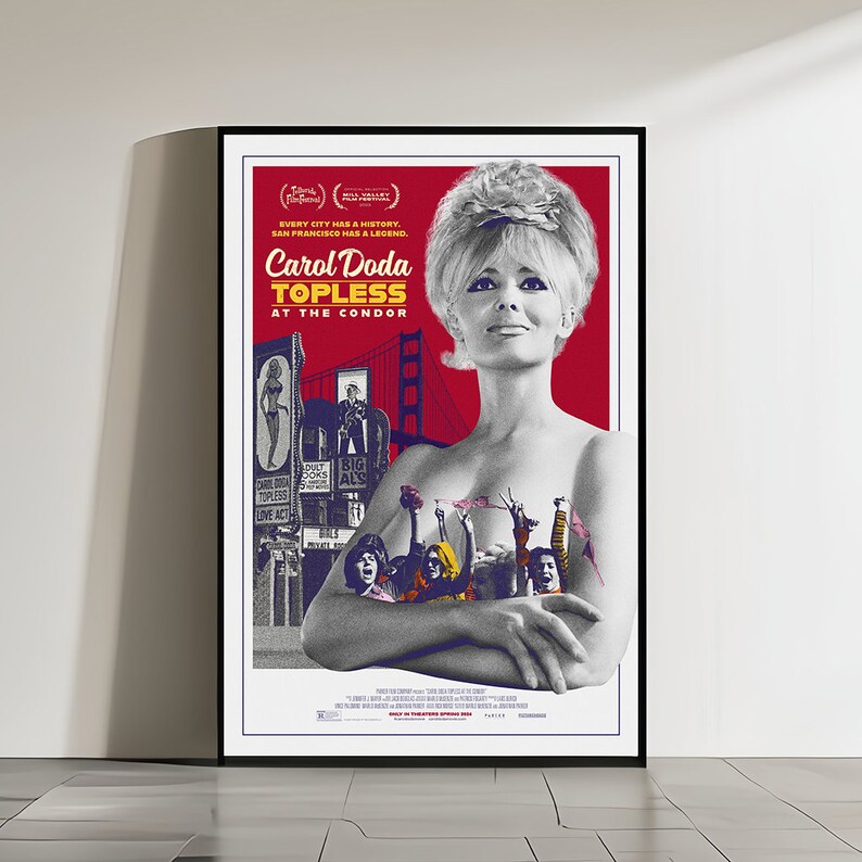 Carol Doda Topless at the Condor Movie Poster / Canvas Poster / Living ...