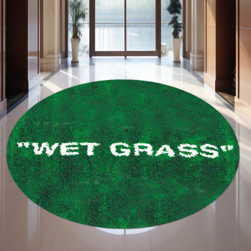 Wet Grass Rug - Etsy
