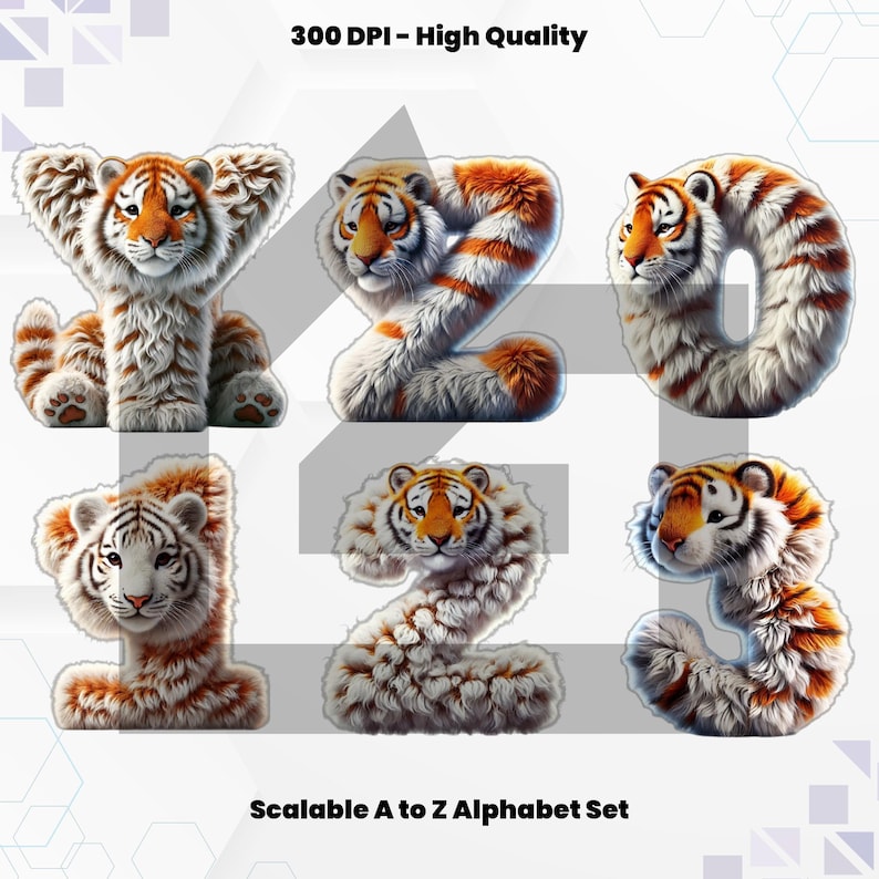 Tiger Png Clipart Tiger Letters Tiger Fur Font Alphabet Png Doodle Font ...