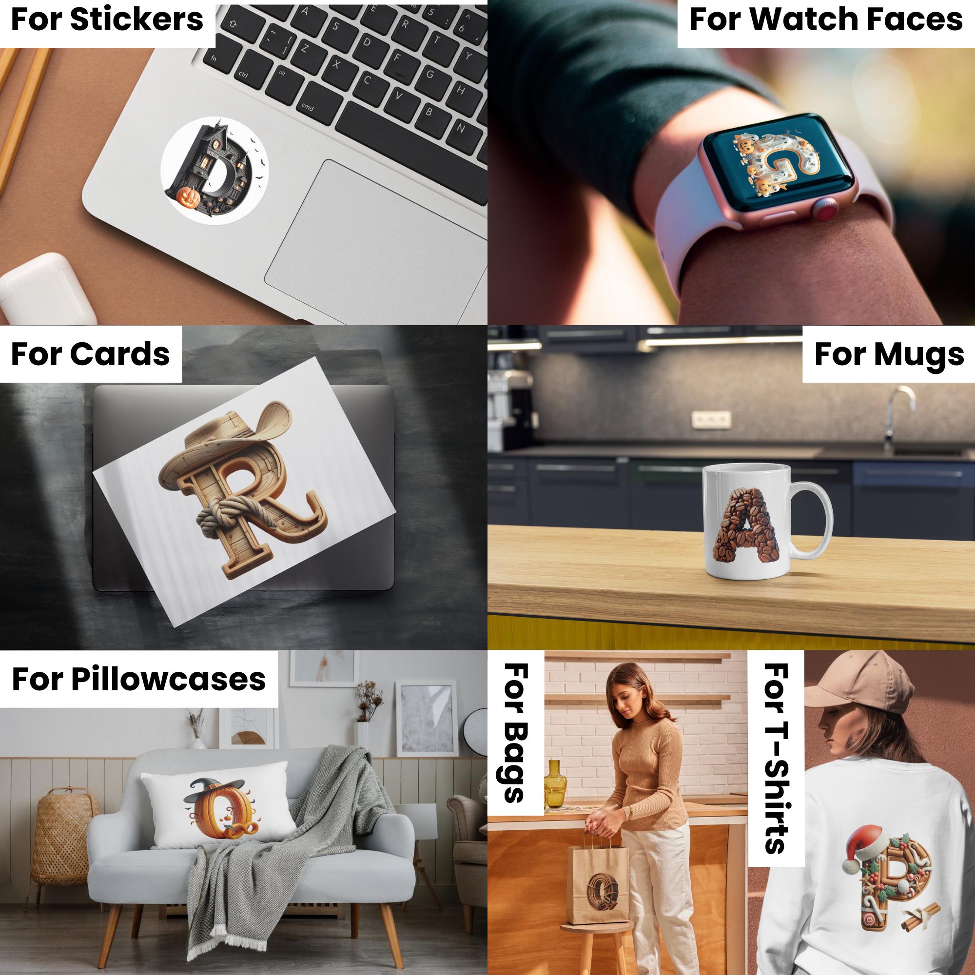 Galaxy Planet Alphabet Letters PNG Bundle: Space Clip Art (digital ...